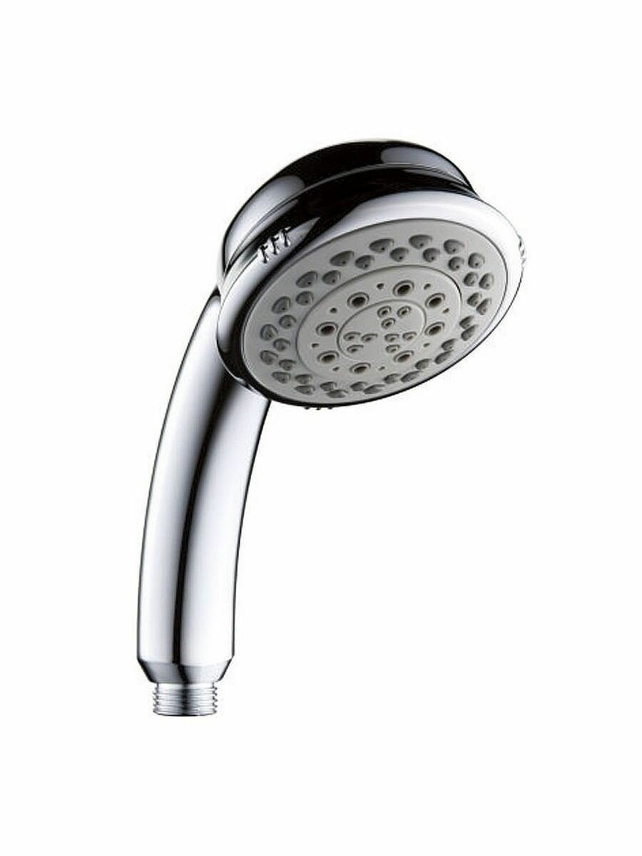 Лейка для душа Ganzer GZ5005, силикон, ABS-пластик, хром, глянцевая, 5 режимов