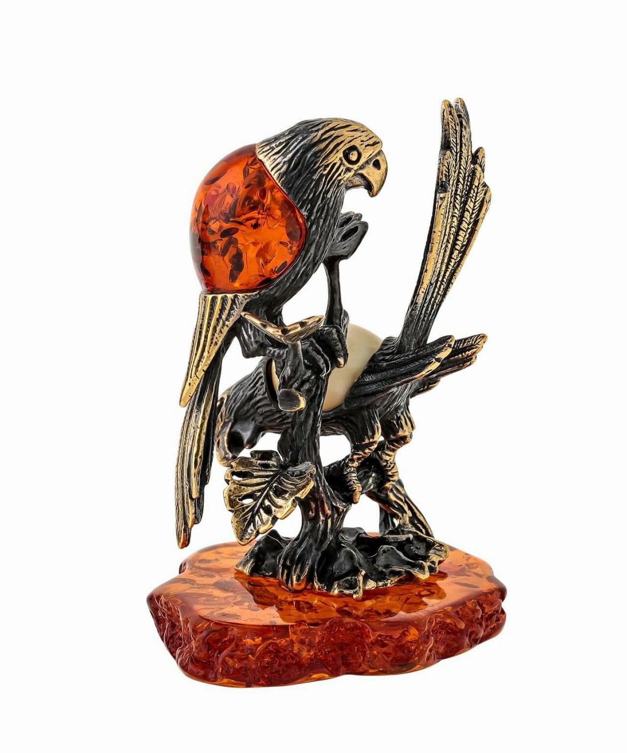 Статуэтка Птицы Попугаи Пара 1547
