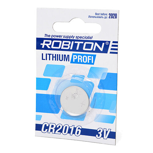 Элемент питания ROBITON PROFI R-CR2016-BL1 CR2016 BL1