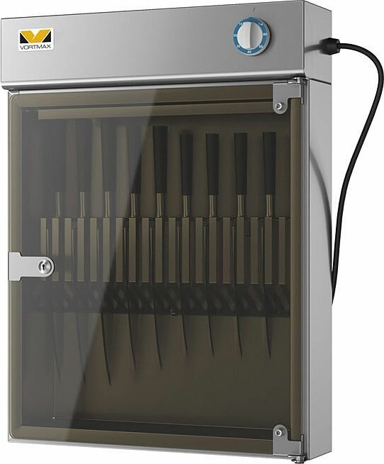 Стерилизатор ножей Vortmax KS 18, нержавеющая сталь, 18 шт, ртутная лампа