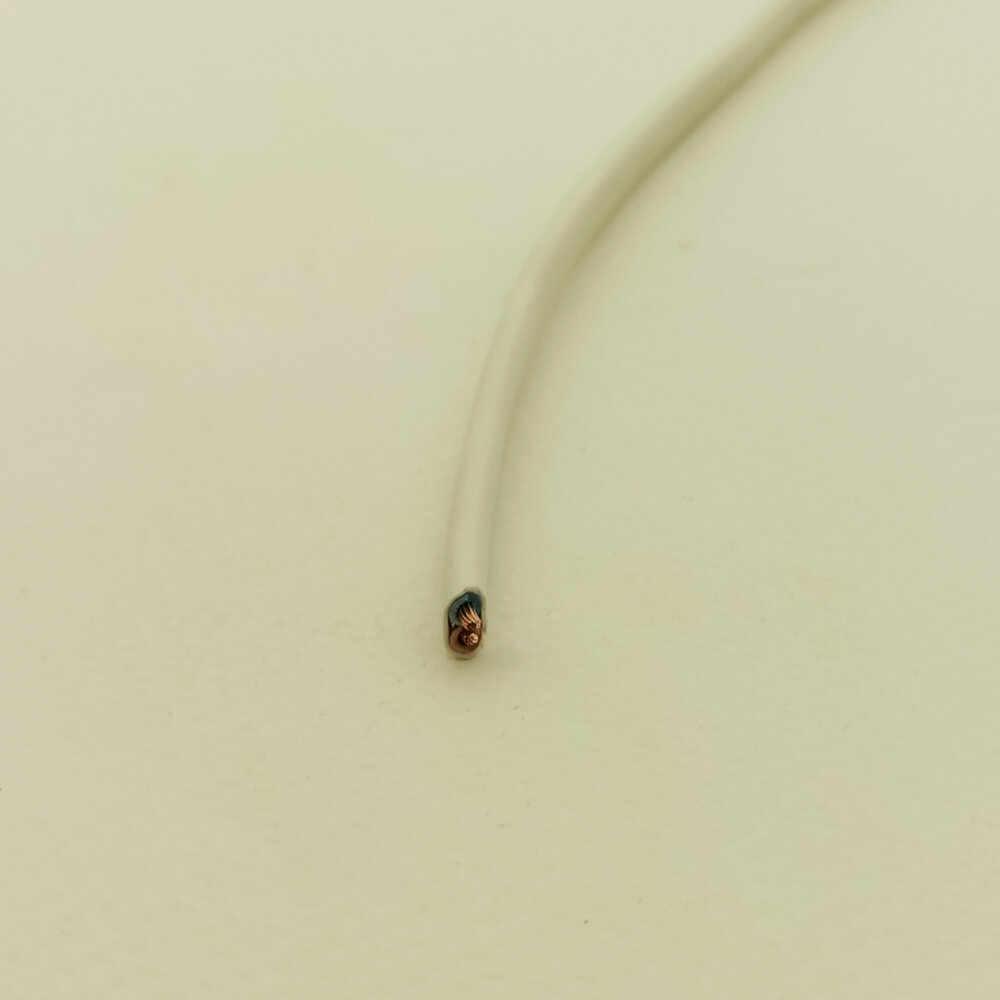 Провод ГОСТ 2х0,75 (белый) ШВВП 1м