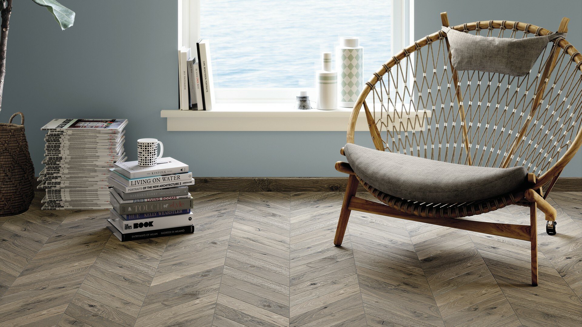 Керамогранит Fap Roots Taupe Chevron 7.5x45 fQNR Мелкоформатная, морозостойкая