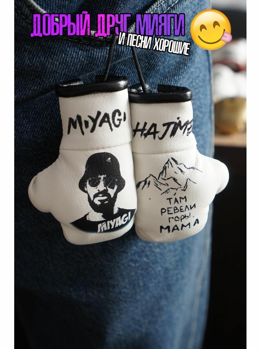 Боксерские перчатки в авто для фаната Мияги hajime miyagi