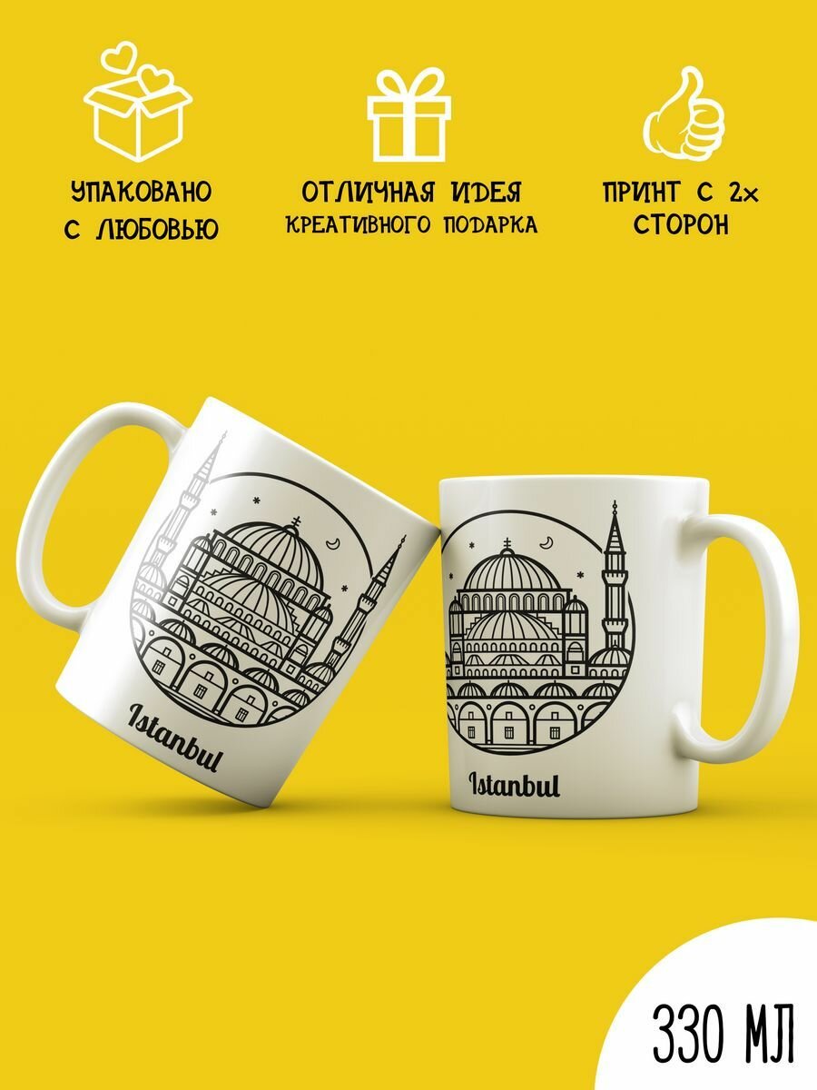 Кружка керамическая Города Мира Стамбул