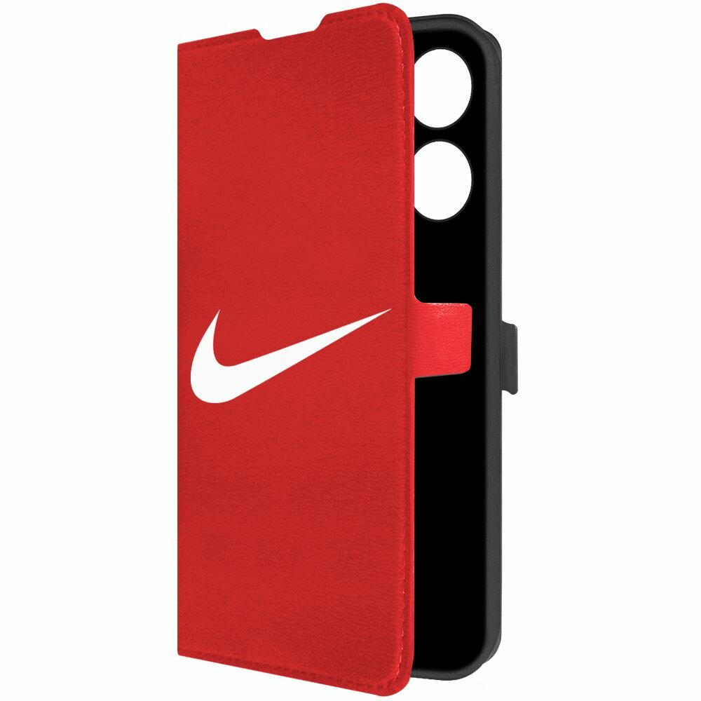 Чехол-книжка Krutoff Eco Book для TECNO Pova 5 Nike (Найк) (красный)
