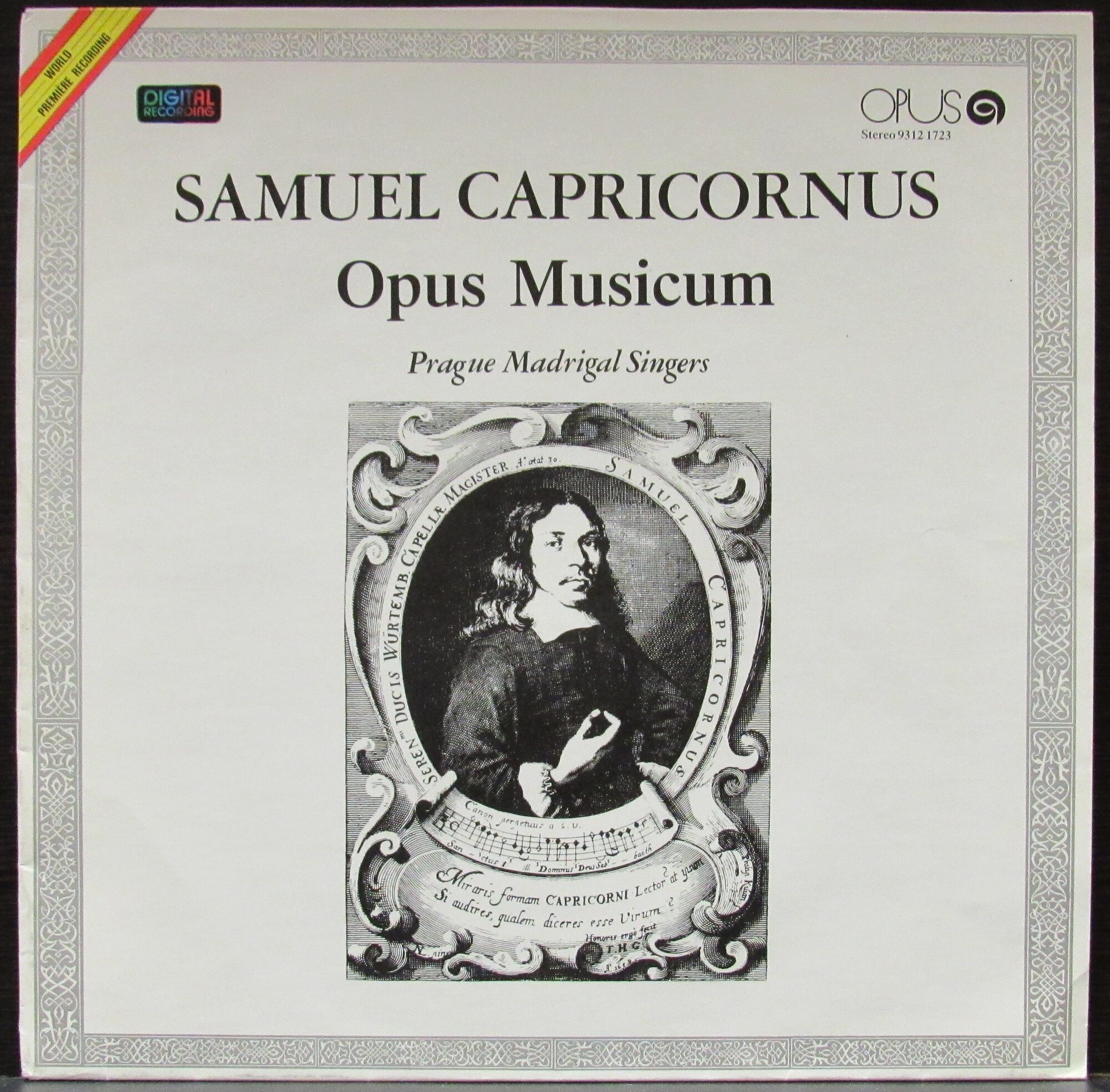 Capricornus Samuel "Виниловая пластинка Capricornus Samuel Opus Musicum"