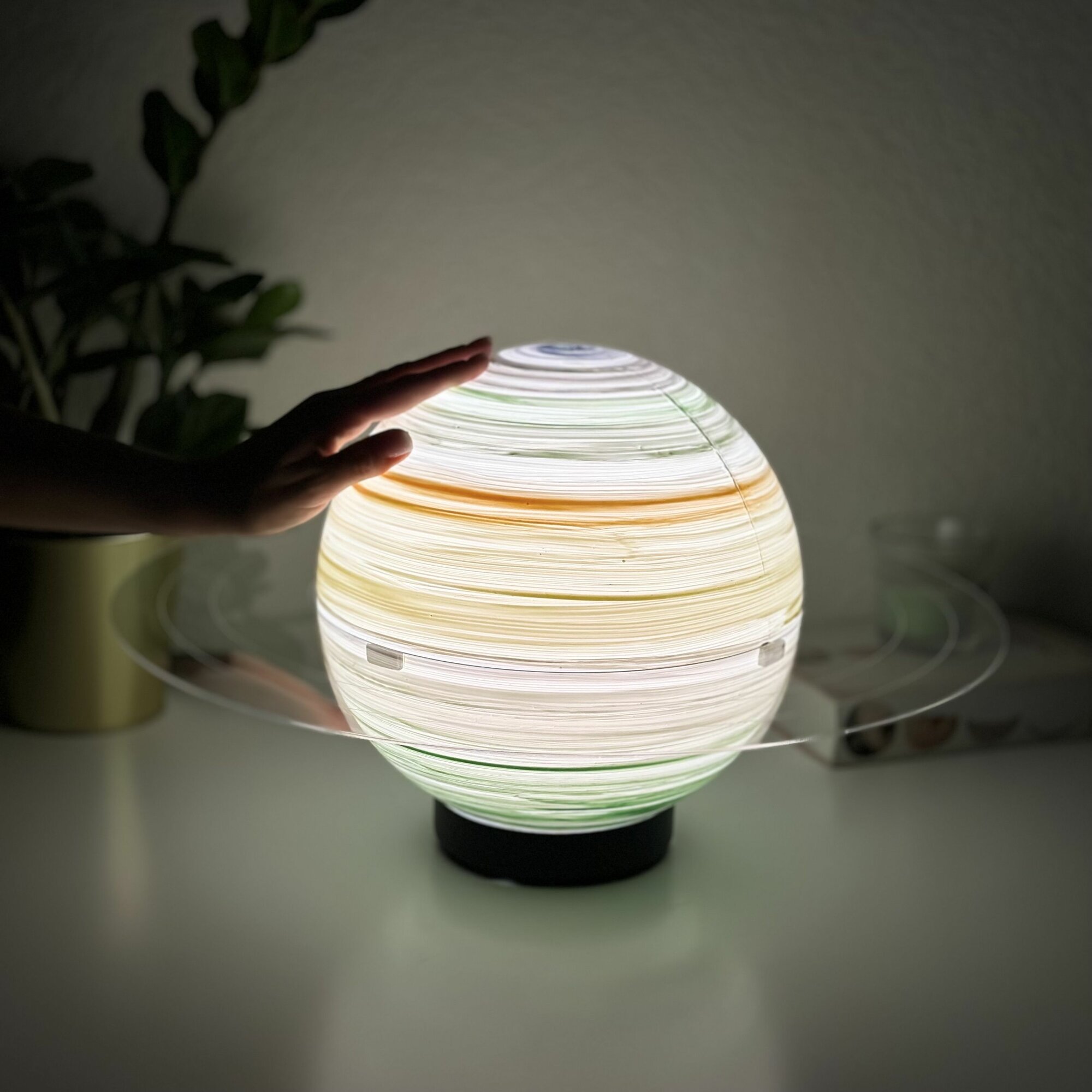 Светильник-ночник Сатурн, 25 см