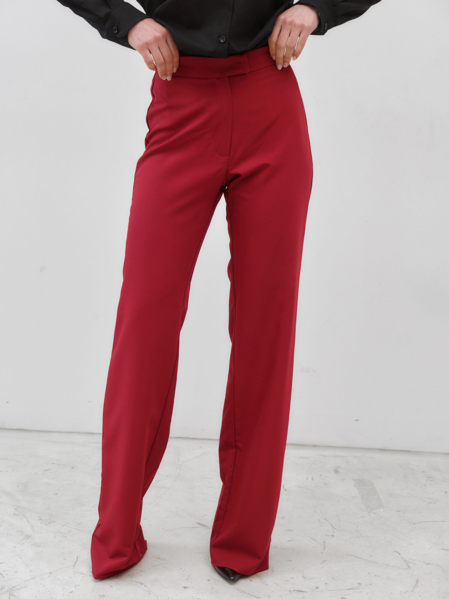 Брюки трубы