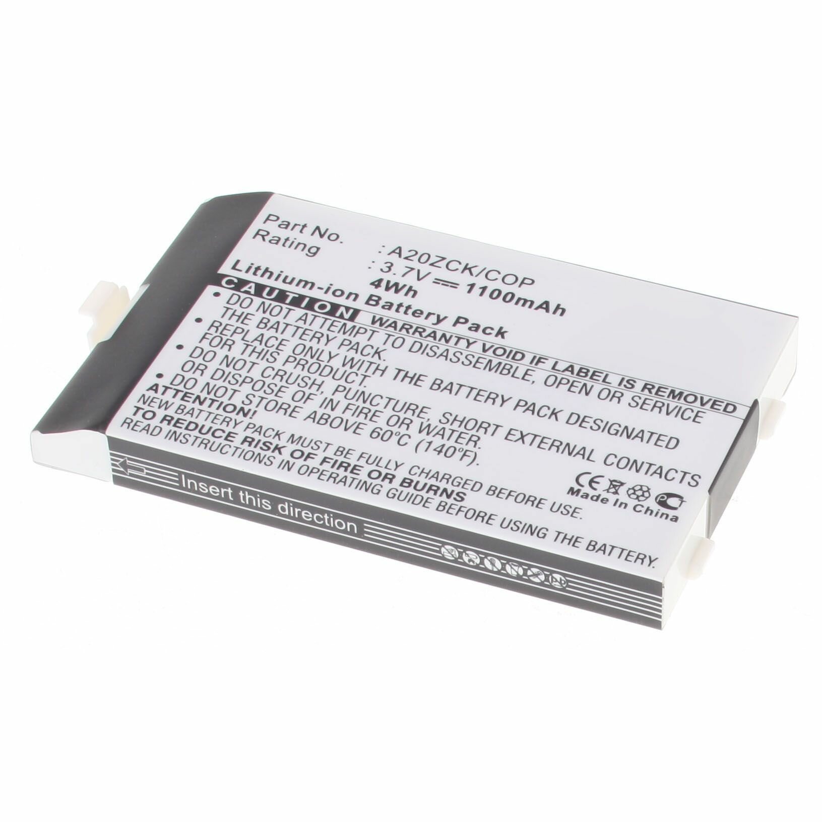 Аккумуляторная батарея iBatt 1100mAh для Philips A20ZCK/COP, Xenium 9@9d, Xenium 9@9a, Xenium 9@9f, Xenium 9A9A,