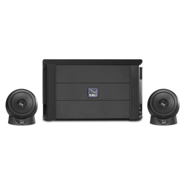 KALI AUDIO IN-UNF - трёхполосные мониторы ближнего поля. Состоит из сабвуфера с парой 4,5” вуферов и усилителем и двух коаксиальных колонок.