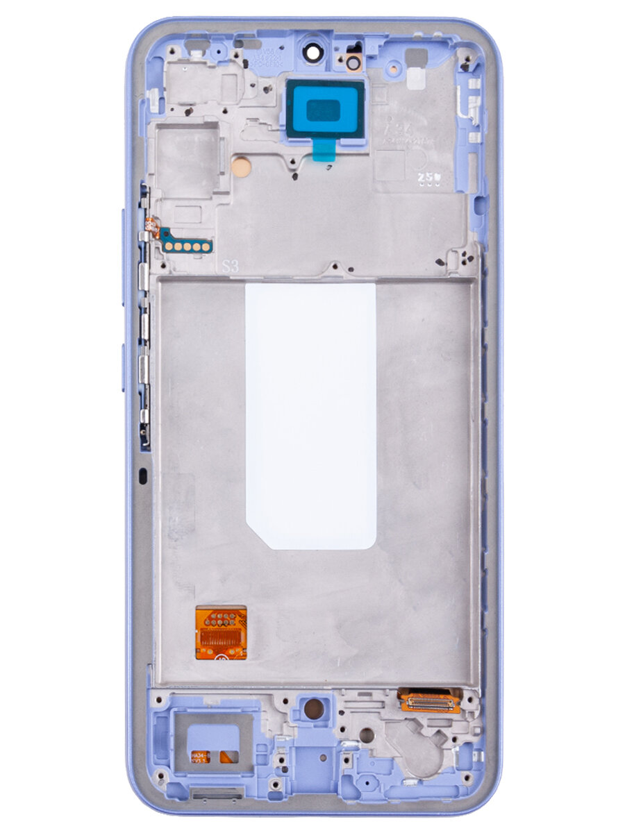 Дисплей для Samsung A346B Galaxy A34 5G модуль с рамкой и тачскрином (фиолетовый) (OLED)