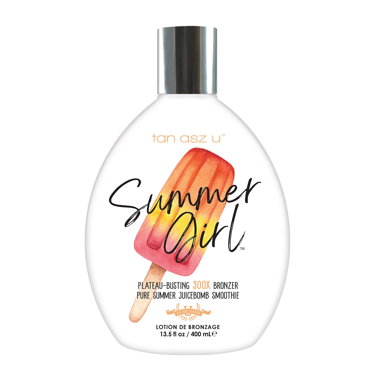 TAN ASZ U, 300х Летний смузи пробивающий плато загара Summer Girl, 400 мл