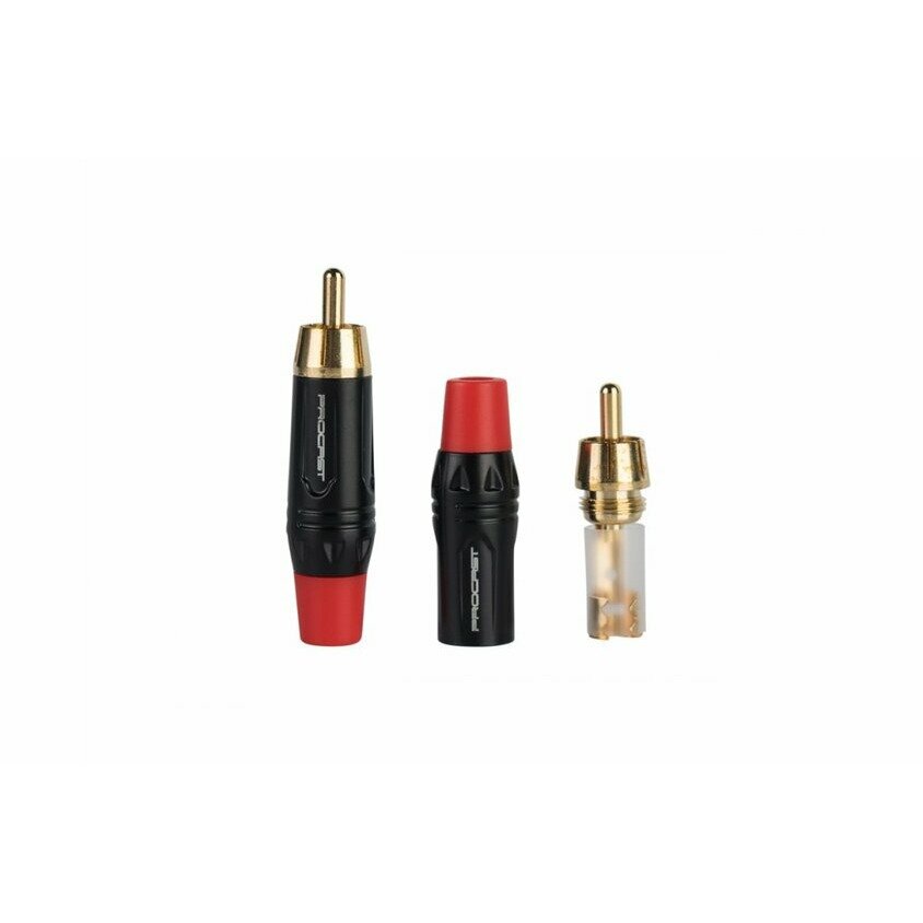 Разъем RCA (Папа) PROCAST Cable RCA 6/TT/Red