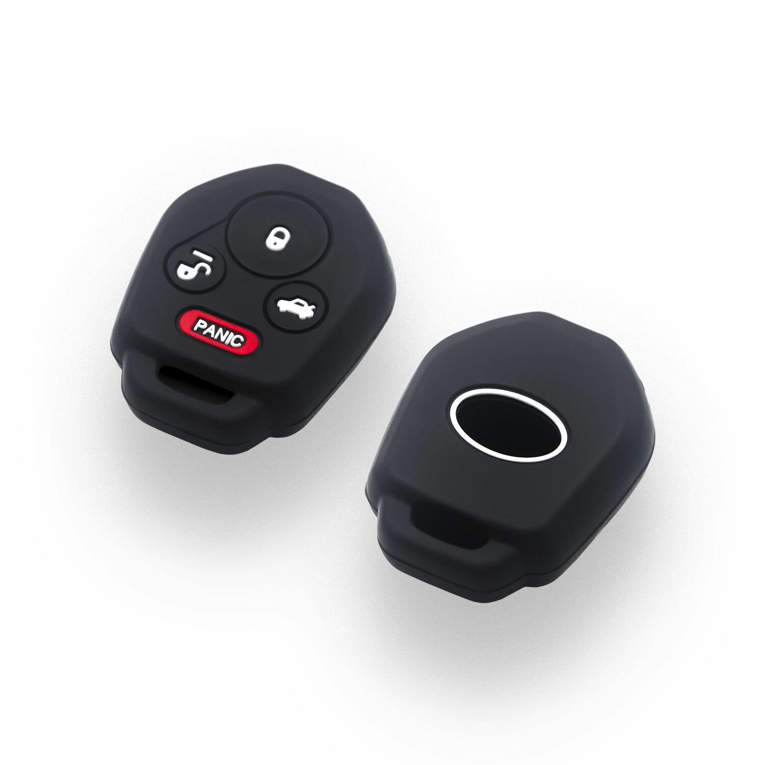 Чехол для ключа Subaru Forester Impreza XV WRX STi Legacy Outback Tribeca, 4 кнопки, Черный