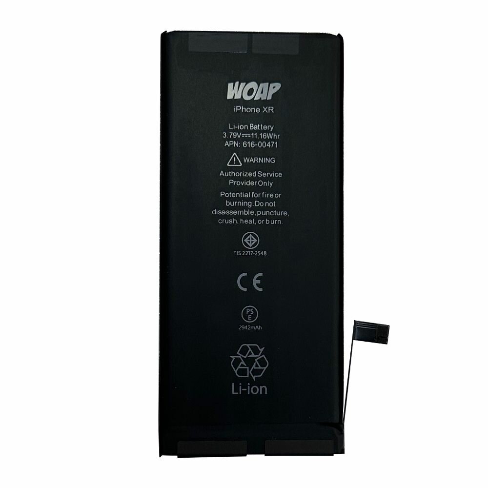 Аккумулятор для iPhone XR WOAP (2942 mAh) A1984, A2105, A2106, A2107, A2108