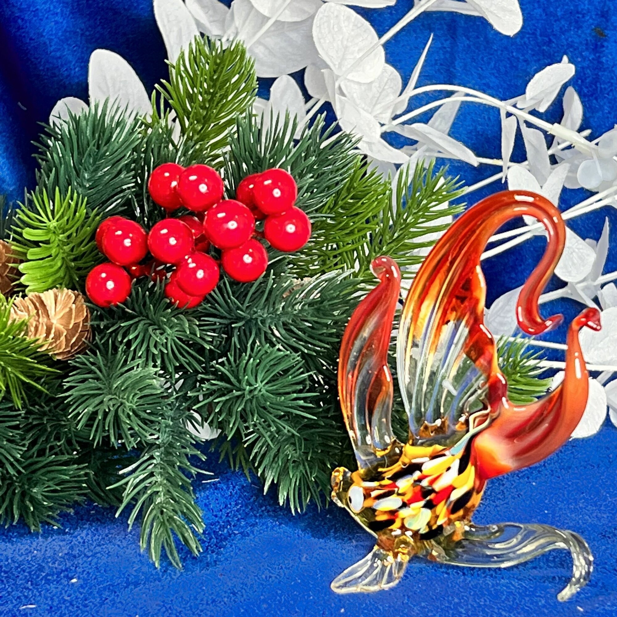 Рыбка Стеклянная Красная Большая