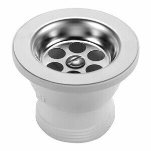 Выпуск для мойки 1 1/2" с решеткой нержавеющая сталь D 70 мм (3 шт.)