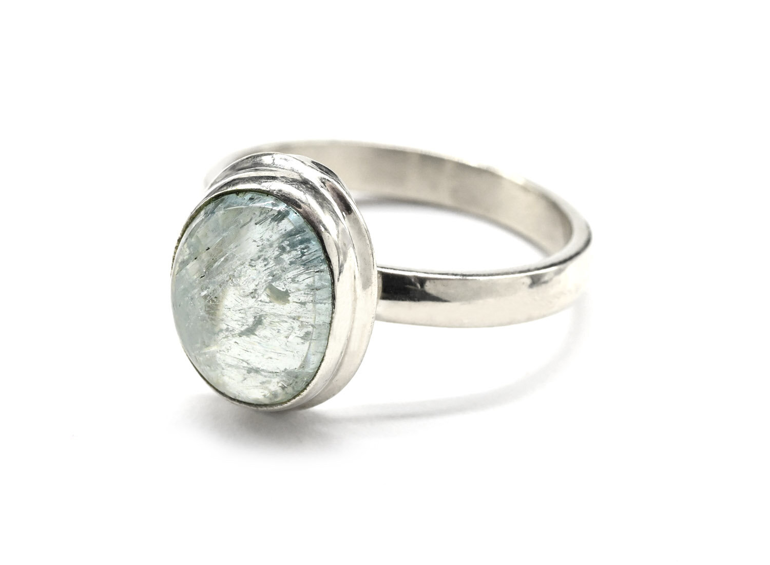 Кольцо, аквамарин