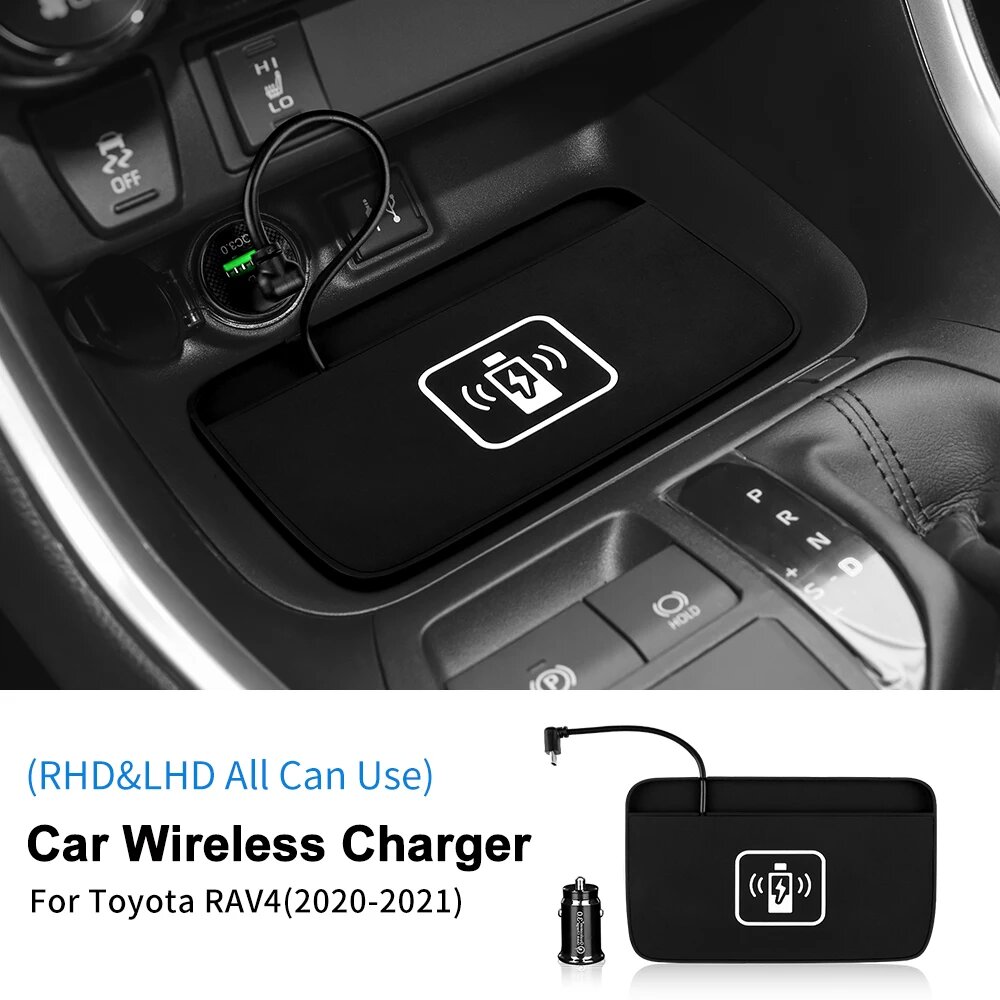 Быстрое зарядное устройство для Toyota Rav4 Rav 4 xa50 2019 2020 2021 2022 15 Вт