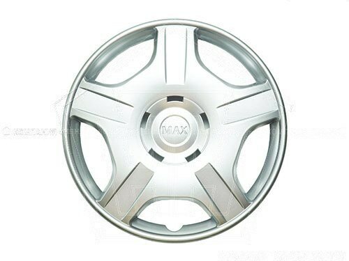 Колпаки декоративные (на пруж.) r-15 "макс" серебристый (к-т 2 шт) (ак1514)