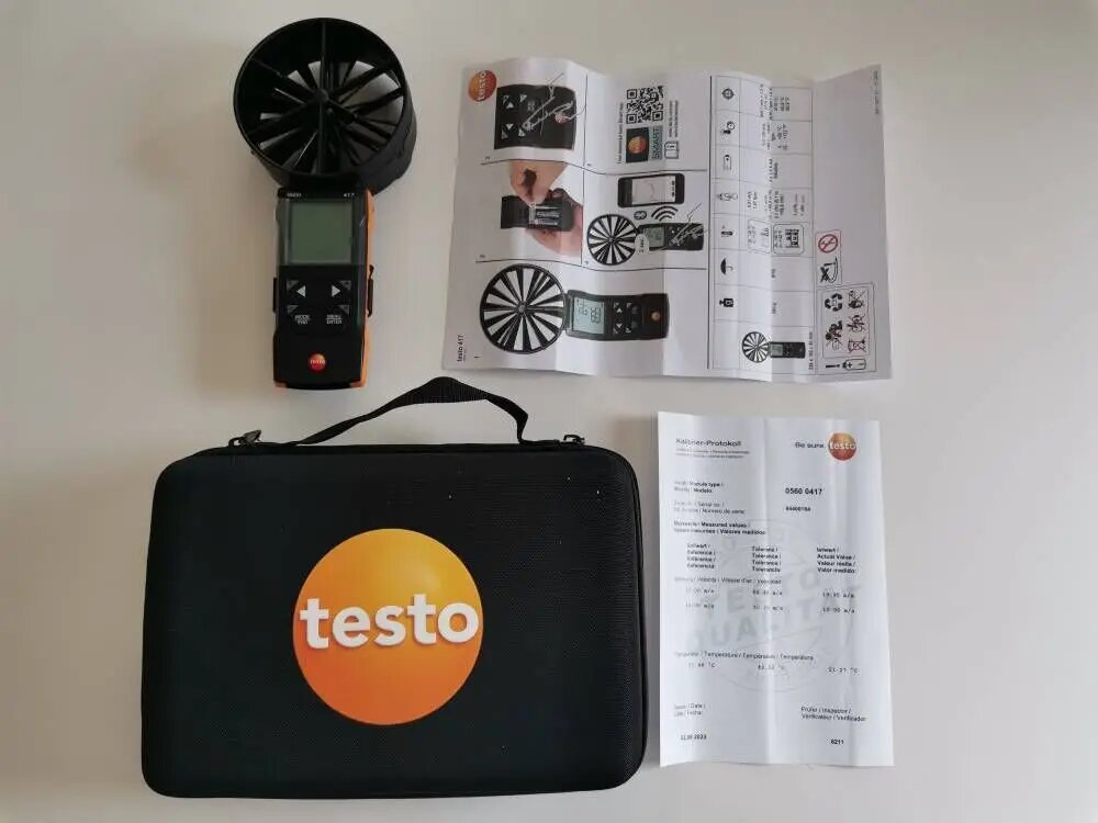 Цифровой анемометр Testo 417 100 мм
