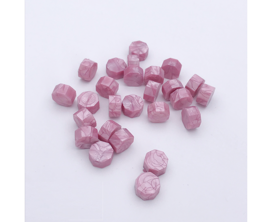 Сургуч в гранулах, 100 шт, розовый перламутр