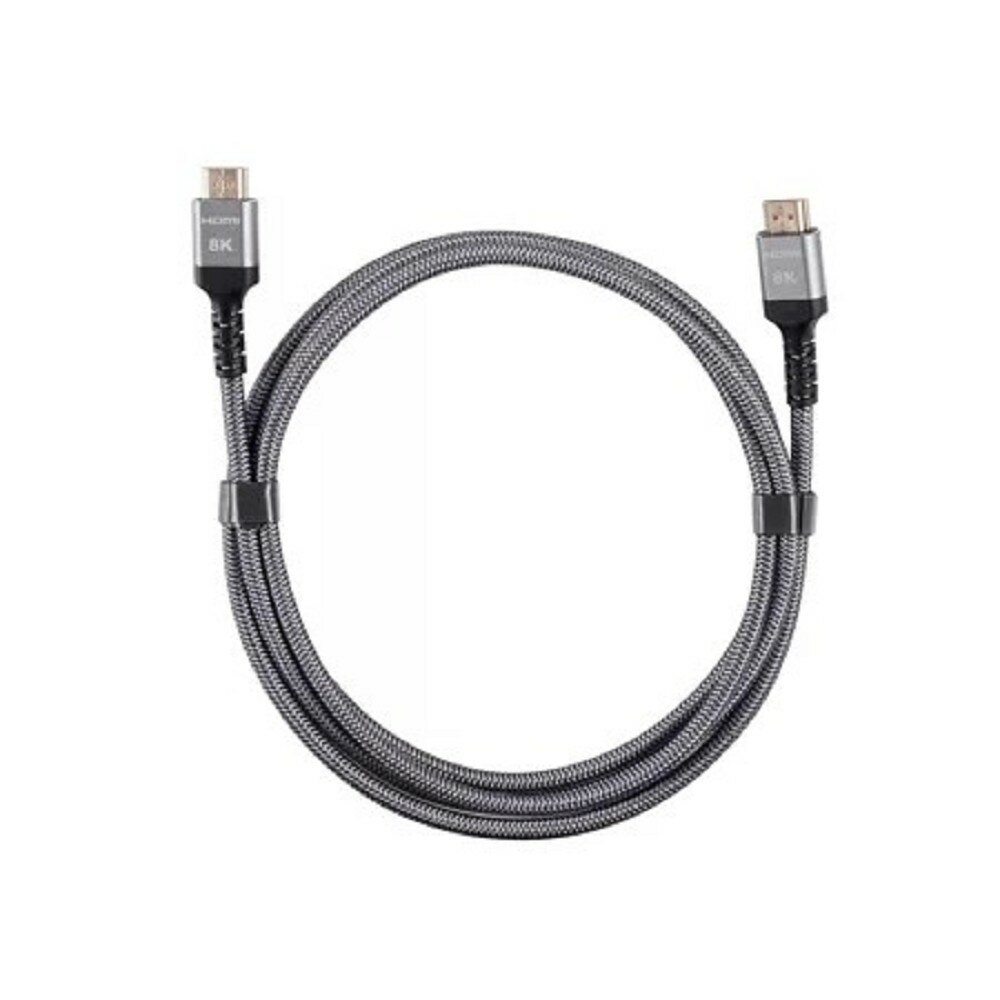 Vcom кабели iOpen ACG859A-2.0 Кабель интерфейсный HDMI-HDMI 19M M, ver. 2.1 8KX60Hz Econom оплетка 2m