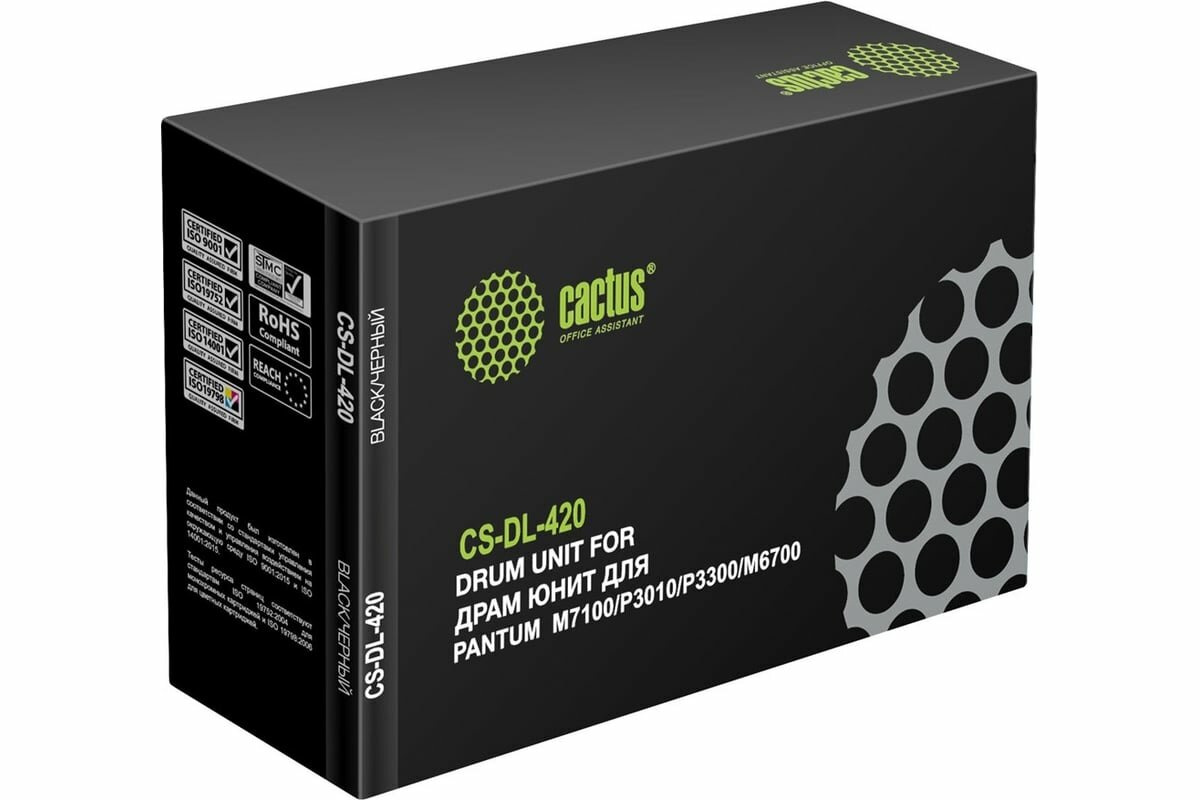 Cactus Блок фотобарабана CS-DL-420 DL-420 ч/б 30000стр. для M7100/P3010/P3300/M6700/M6800 Pantum 1658980