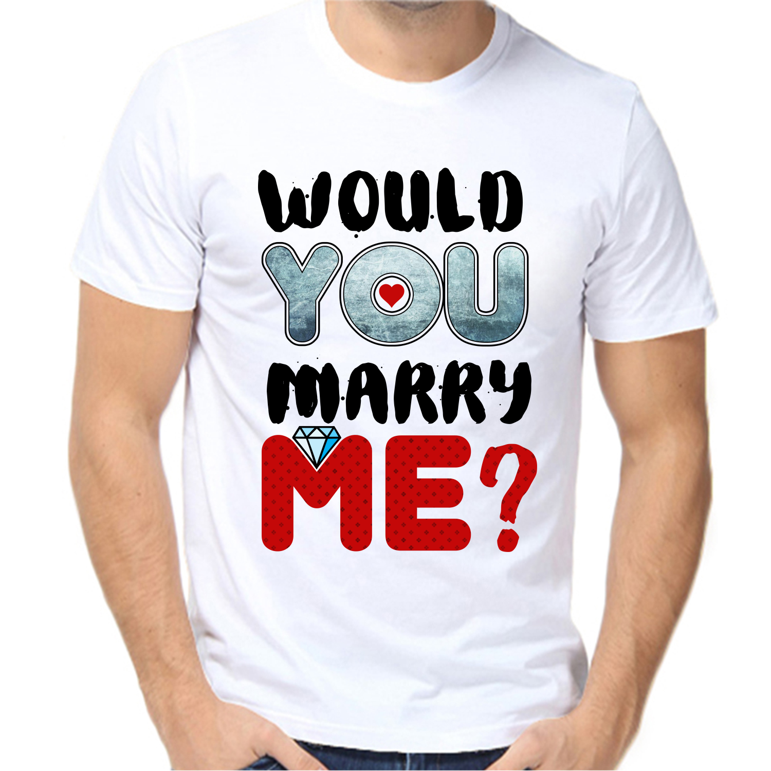 Футболка would you marry me