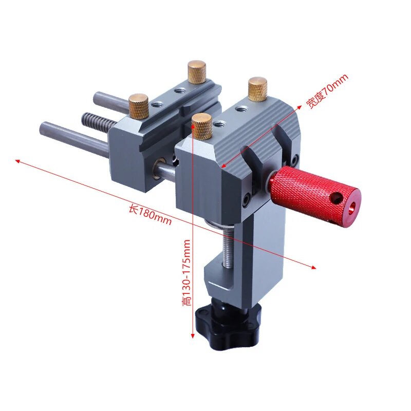 GDART Многофункциональные тиски из алюминиевого сплава Gray