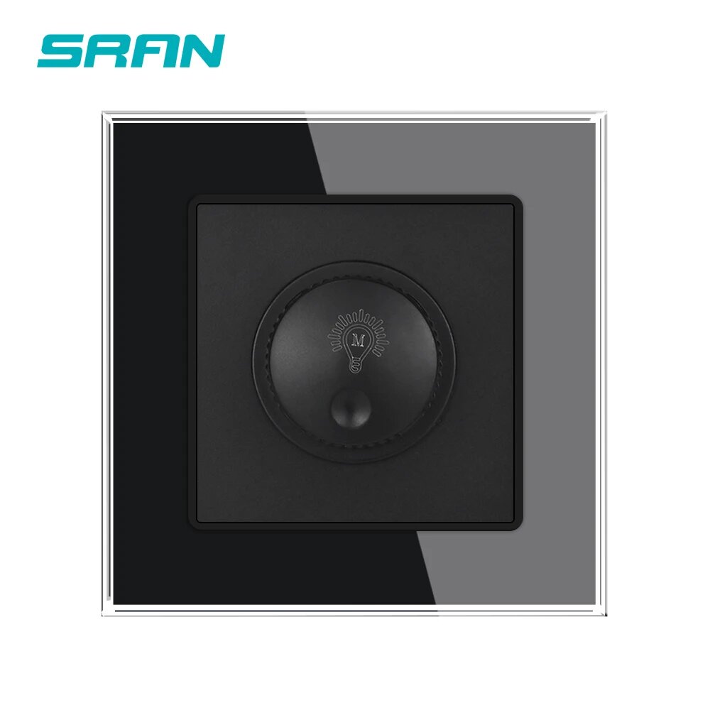SRAN поворотный светодиодный диммер Black LED Dimmer