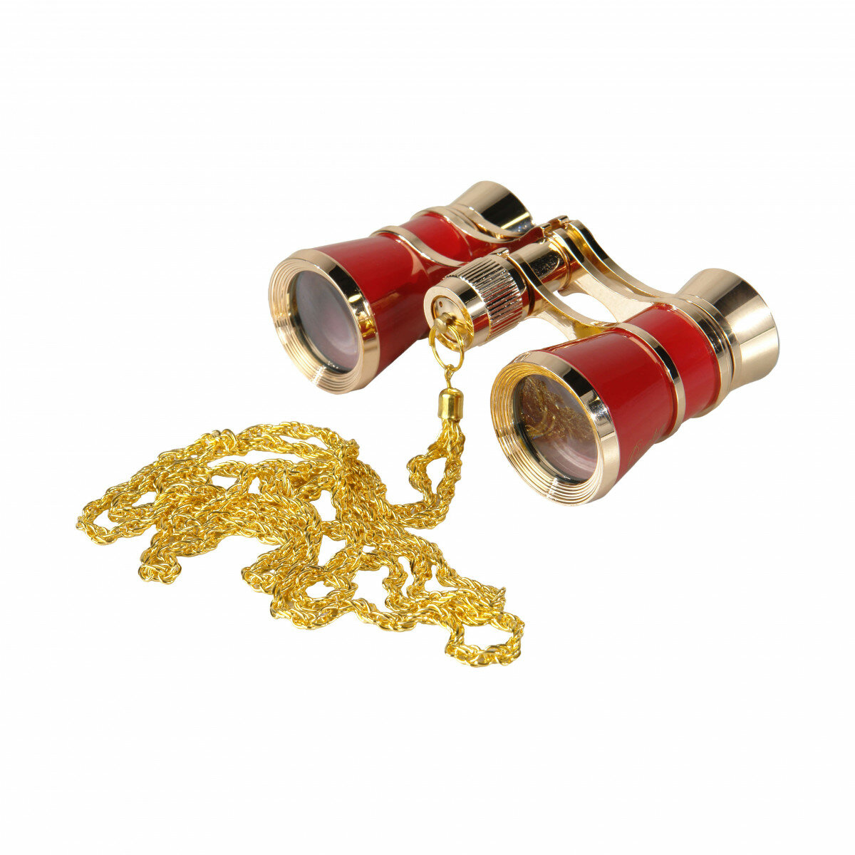 Бинокль театральный Veber Opera БГЦ 3*25 D07(красный с цепочкой)