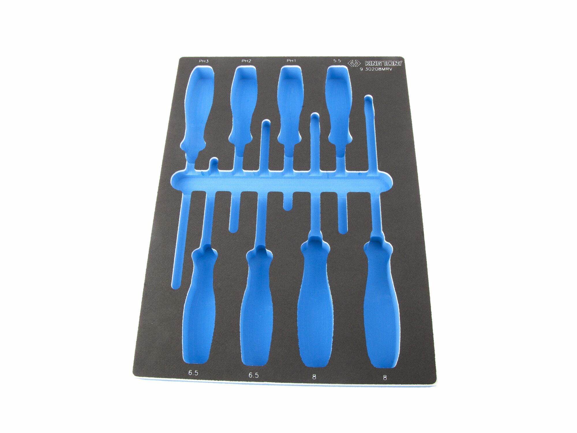 KING TONY Ложемент для набора отверток 9-30208MRV, EVA 85813332B