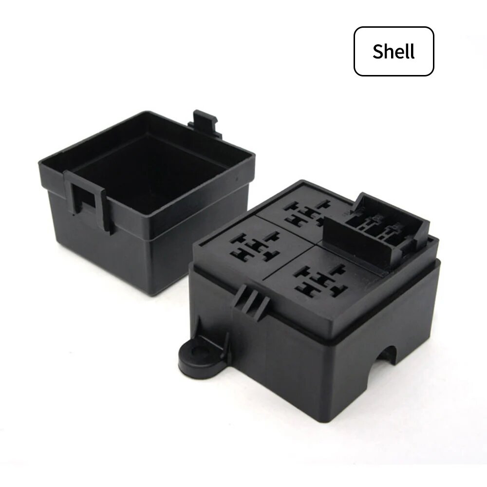 3-сторонний держатель предохранителя для автомобиля, грузовика, релейный держатель цепи, стандартный держатель предохранителя ATO Blade, релейный блок питания 12 В 40 А