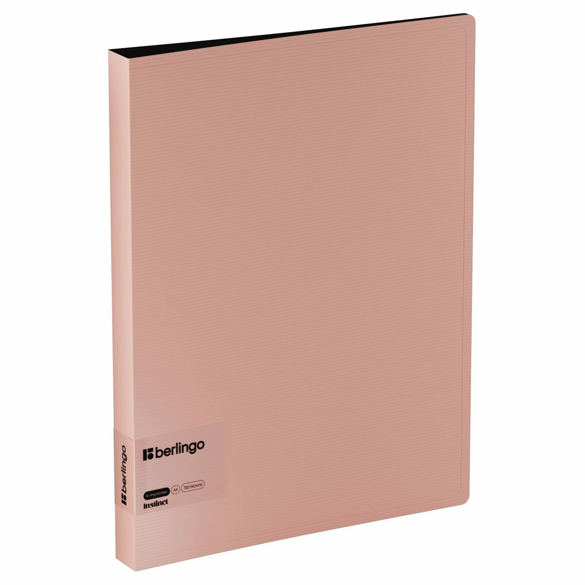 Папка на 4-х кольцах Berlingo Instinct (А4, корешок 35мм, 700мкм, D-кольца) фламинго (RB4_4D513)