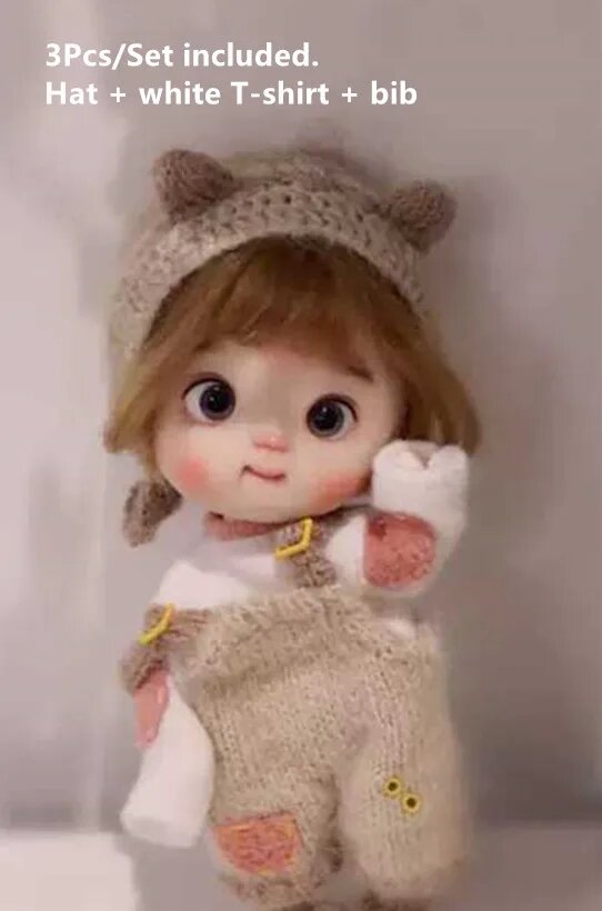 Комплект одежды Ob11 для кукол из шерсти set 2