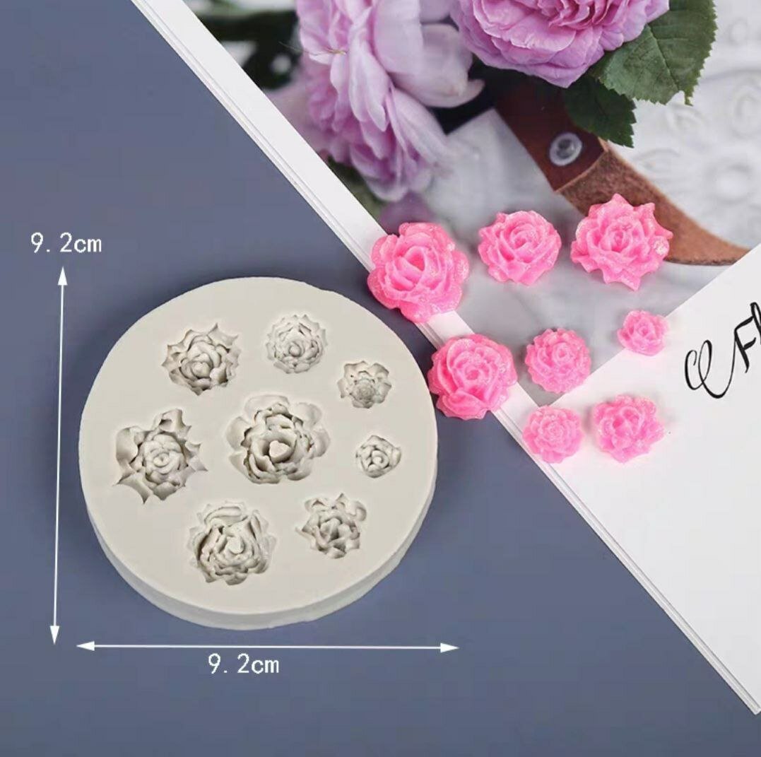 Молд силиконовый для творчества. Цветы