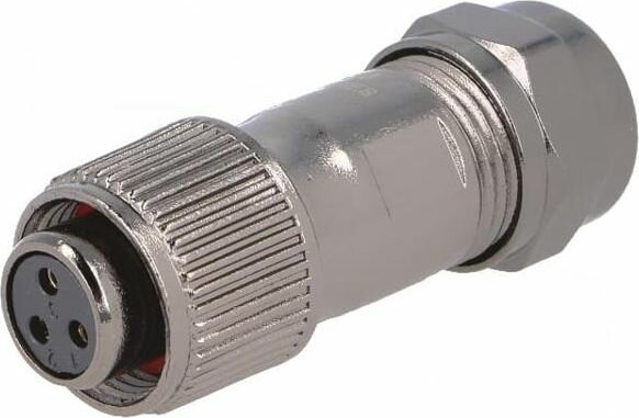 Вилка WEIPU ST1210/S3 Вилка ST12 "мама" PIN: 3 IP67 5-8мм 13А пайка на провод 250В 1шт