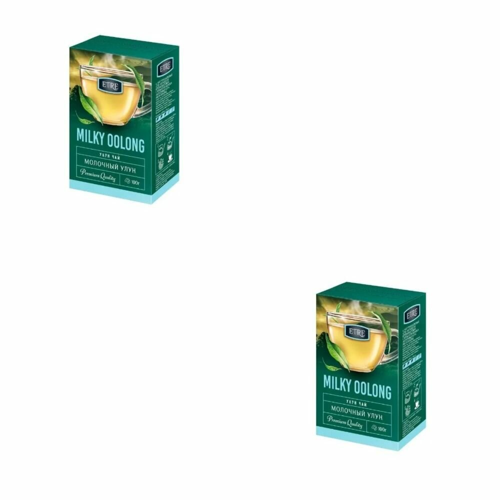 ETRE Чай зеленый, Молочный улун, 100 г - 2 шт