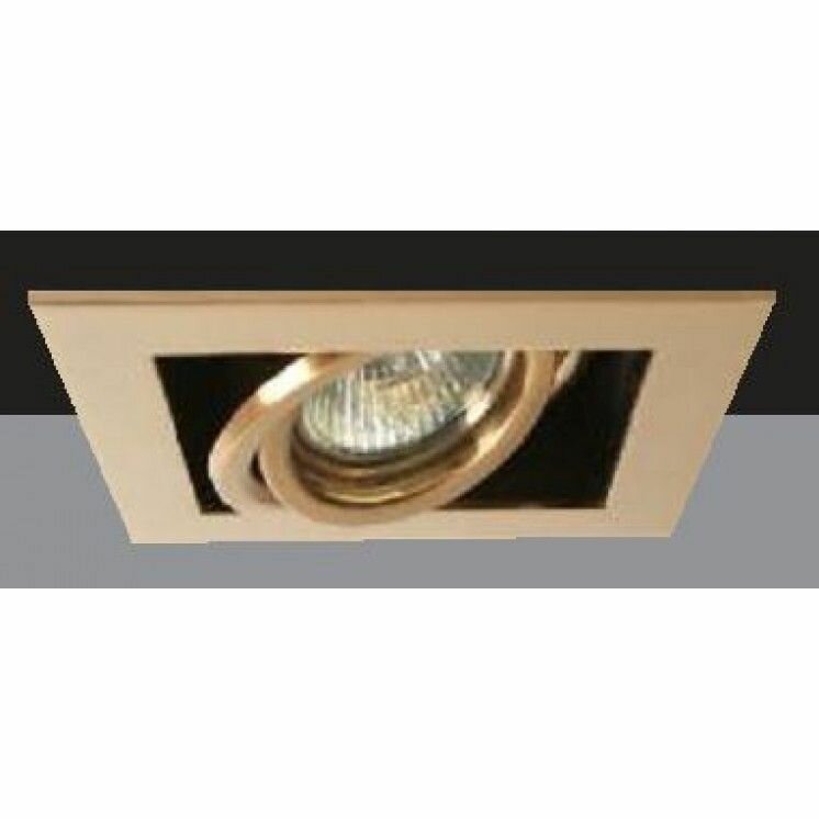 Светильник потолочный встраиваемый D901/10 золото1x50W GU5.3 12V JISO (Испания)