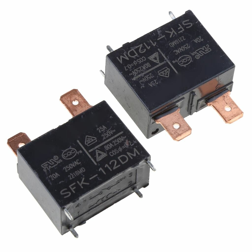 Комплект для подключения питания, Реле СФК-112ДМ 4-контактное, 2 шт.