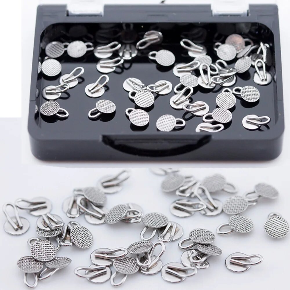 Лингвальные кнопки для брекетов Dentst 50 шт. Hook Round50pcs
