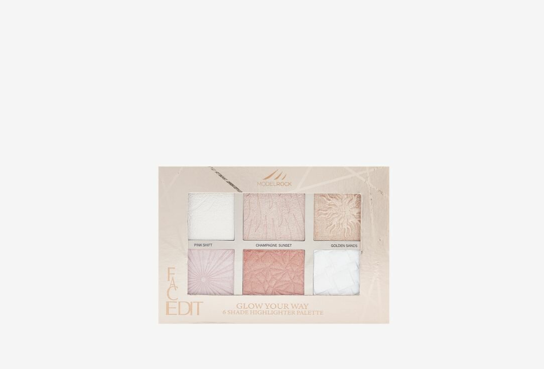Палетка хайлайтеров MODEL ROCK GLOW YOUR WAY 34.8 г 1 Light Skin Tones