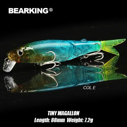 BEARKING Magallon Family блесны для рыбалки Бирюзовый, Magallon-Tiny-E