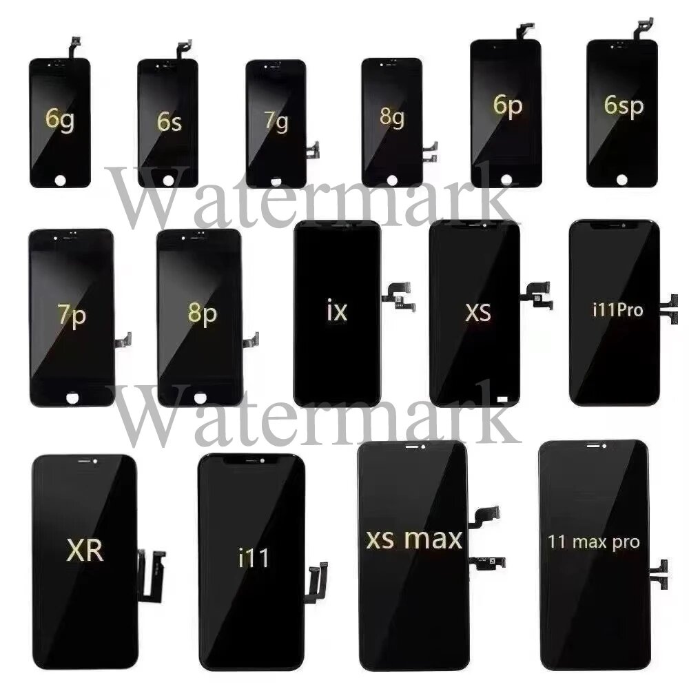 Дисплей в сборе для iPhone 7 Black X/XS/XR/11/Xs Max/12 Pro