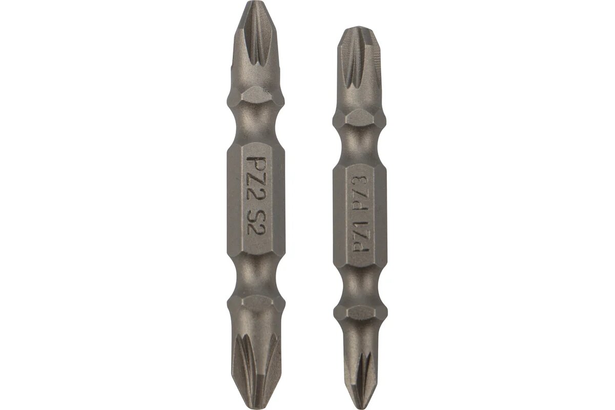 Набор бит двусторонних (2 шт; PZ2/PZ2; PZ1/PZ3; 50 мм; S2 сталь) KRANZ KR-92-0453