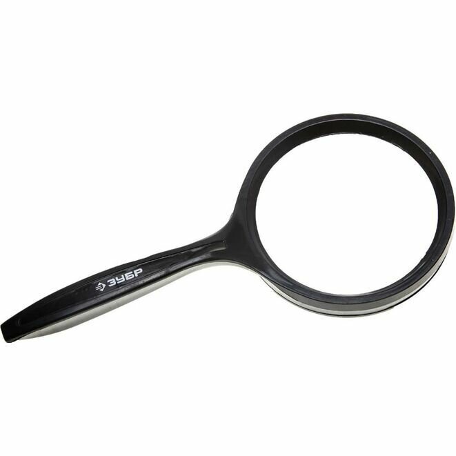 Лупа для чтения, пластиковая линза, 3/5 кратное увеличение, 75 мм, ЗУБР