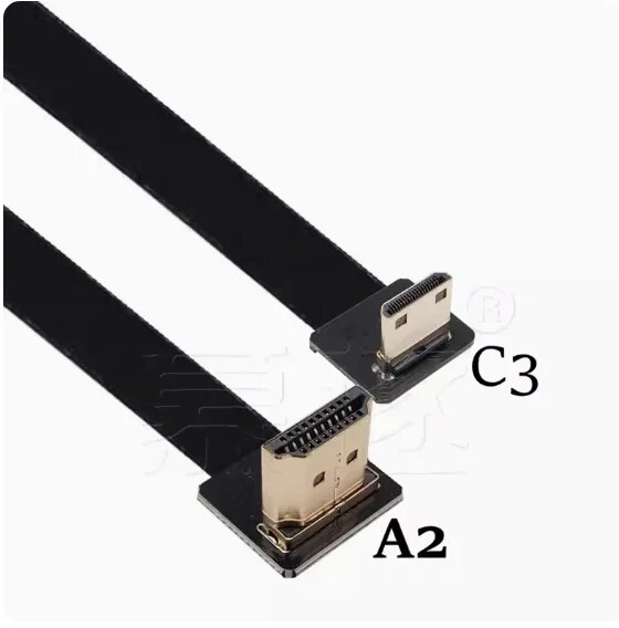 HDMI кабель для мультикоптера 0.5M, A2-C3