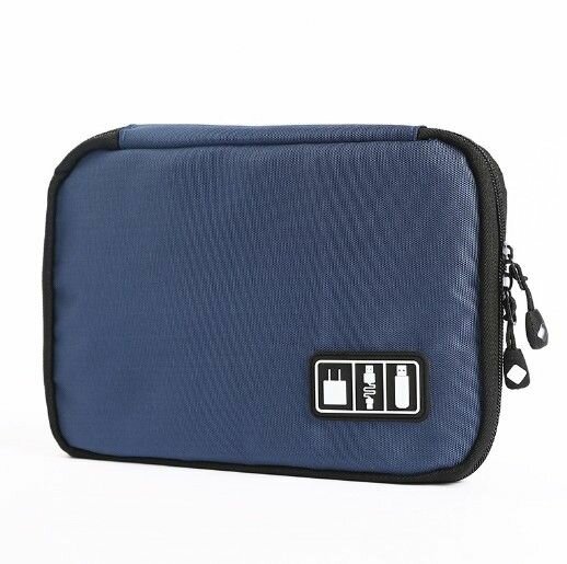 Органайзер для хранения проводов и кабелей / Дорожный органайзер для аксессуаров и мелочей. Сумка для зарядных устройств Usb кабелей проводов