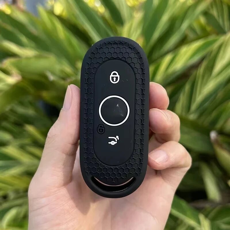 3-кнопочный силиконовый автомобильный брелок для ключей, защитный чехол для кожи для 2021 Weltmeister Wima WM EX5 Ex6, держатель для аксессуаров, брелок в виде ракушки черный